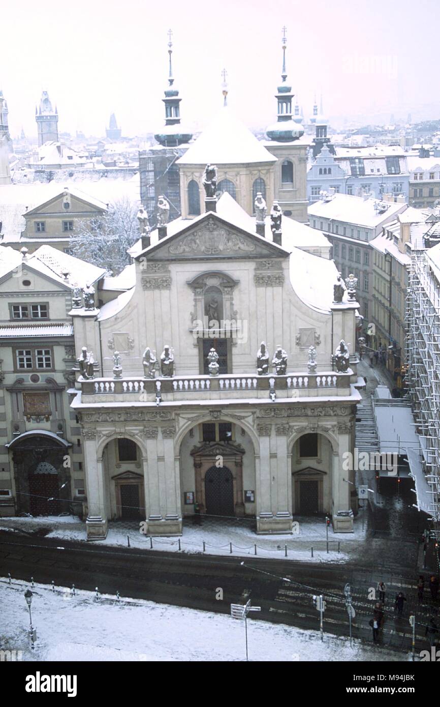 Prague, Czech Republic in January 2002 Stock Photo - Alamy