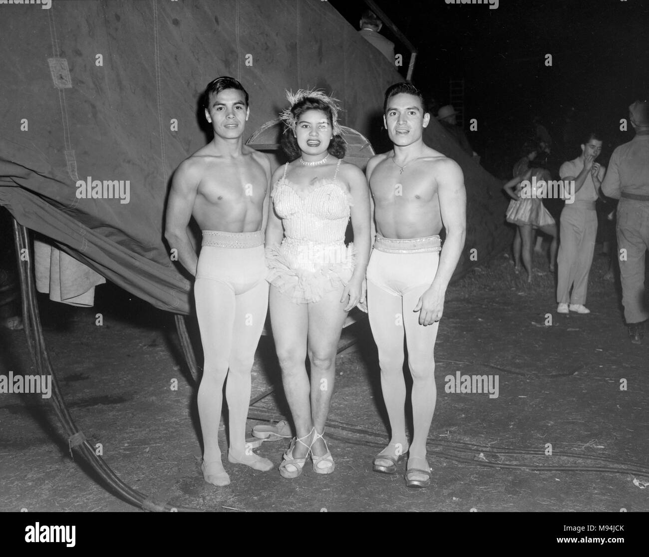 1950s Circus Black and White Stock Photos & Images - Alamy