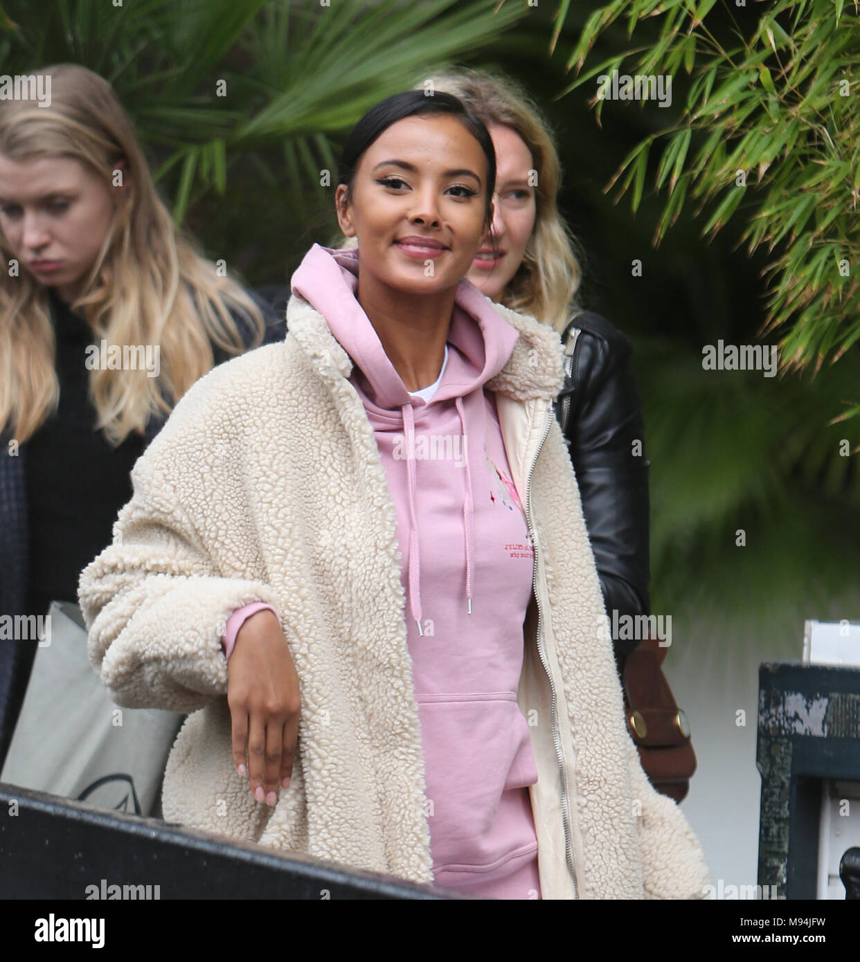Maya Jama outside ITV Studios today Featuring: Maya Jama Where: London ...