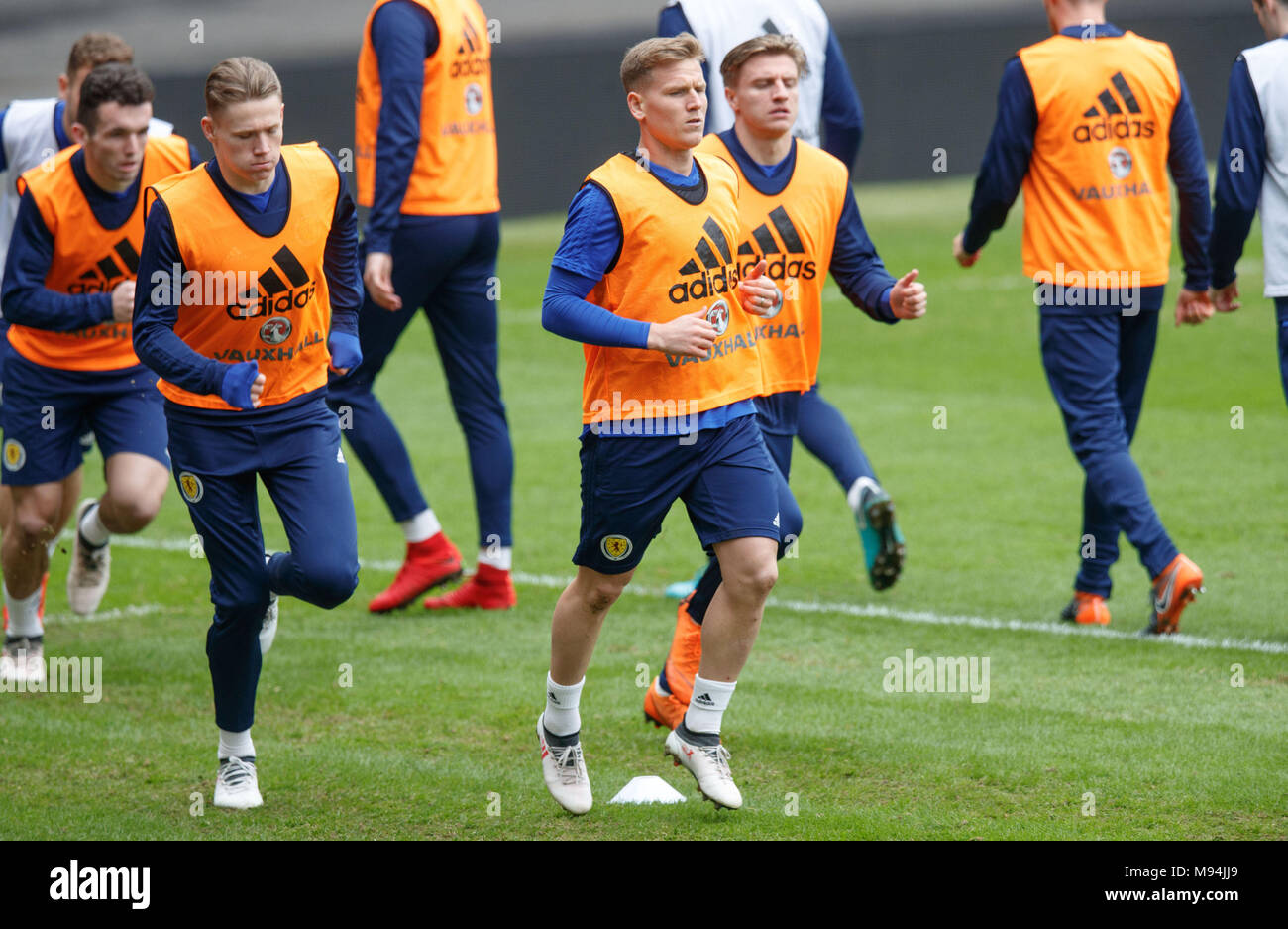 Matt Ritchie of Scotland training Stock Photo - Alamy