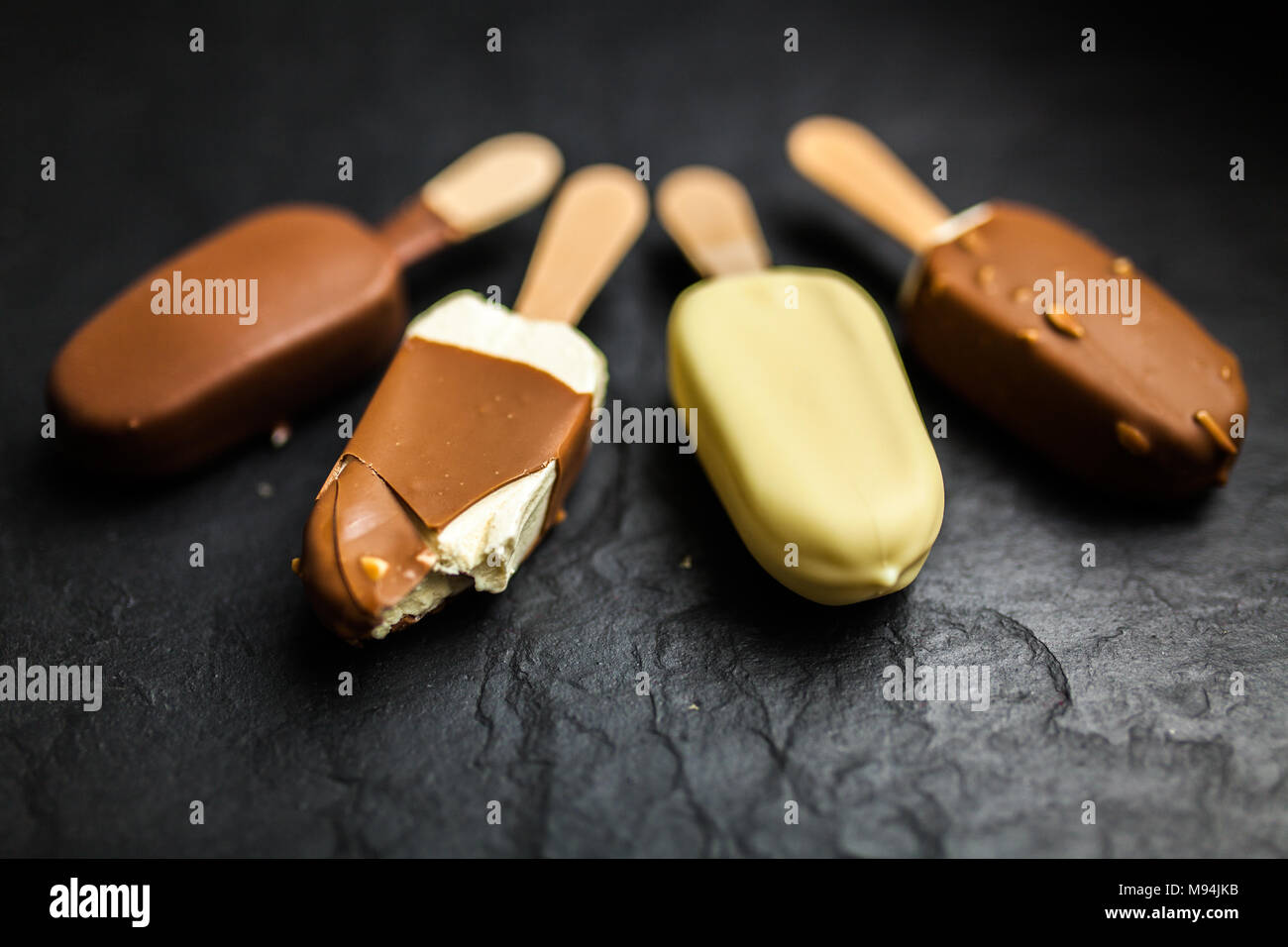 Ice cream on a stick Stock Photo - Alamy