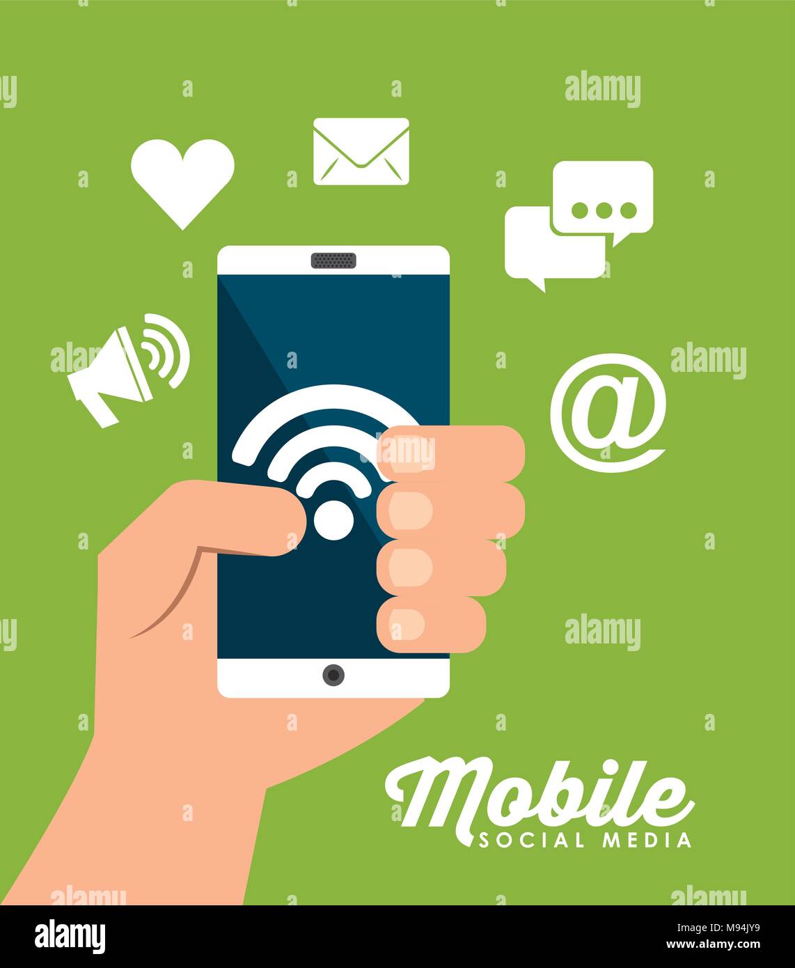 mobile technology design Stock Vector Image & Art - Alamy