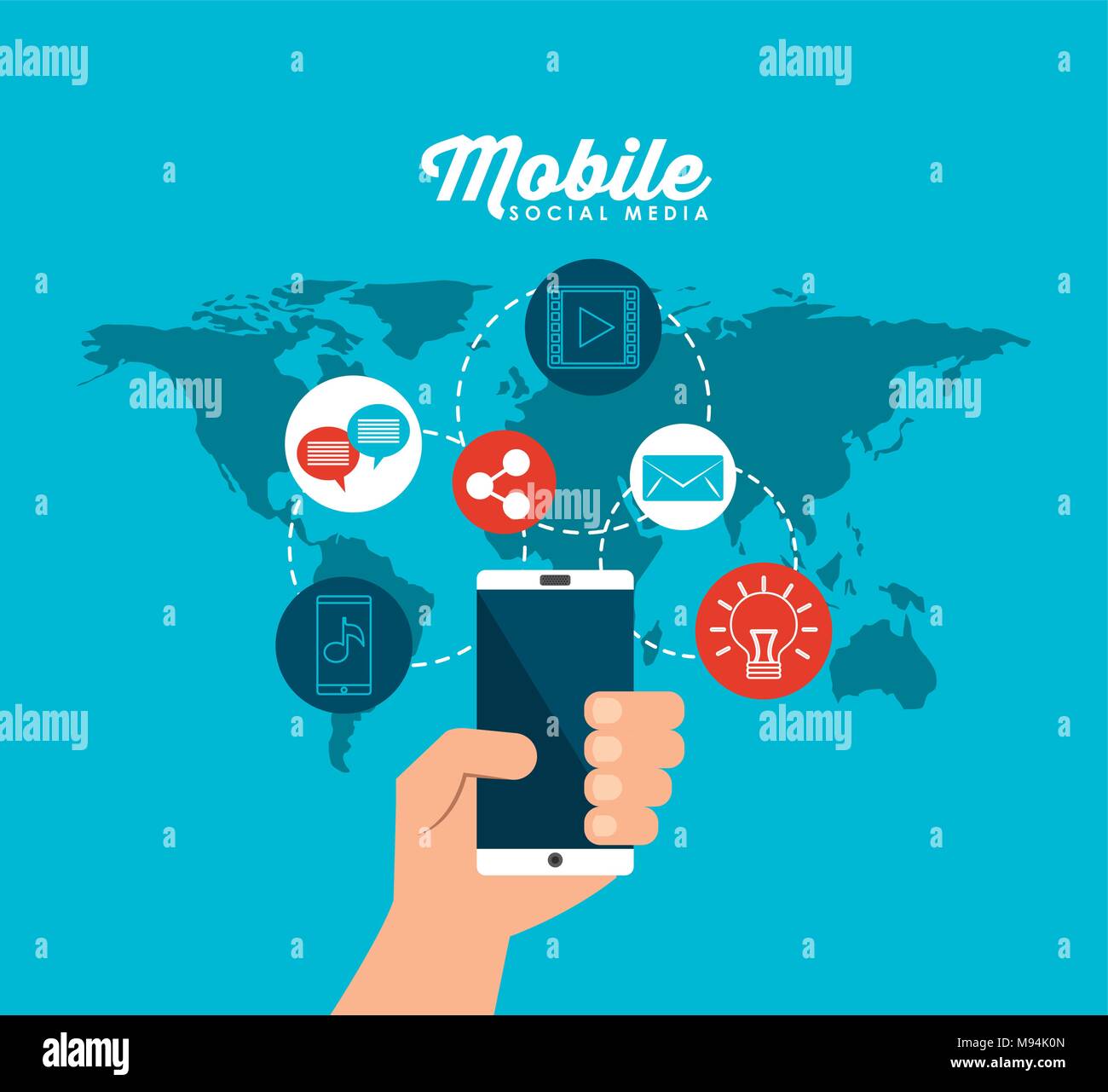 mobile technology design Stock Vector Image & Art - Alamy