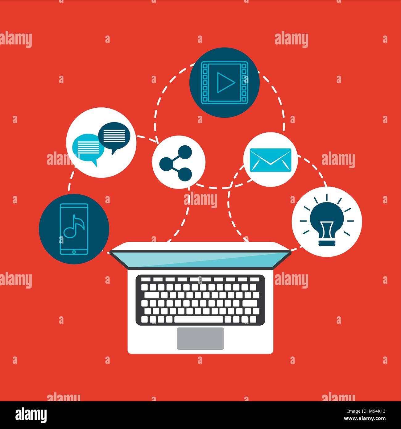 mobile technology design Stock Vector Image & Art - Alamy