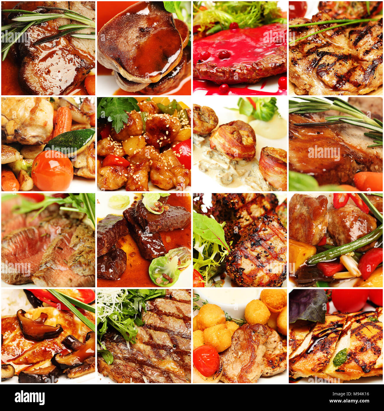 Food Collage Background