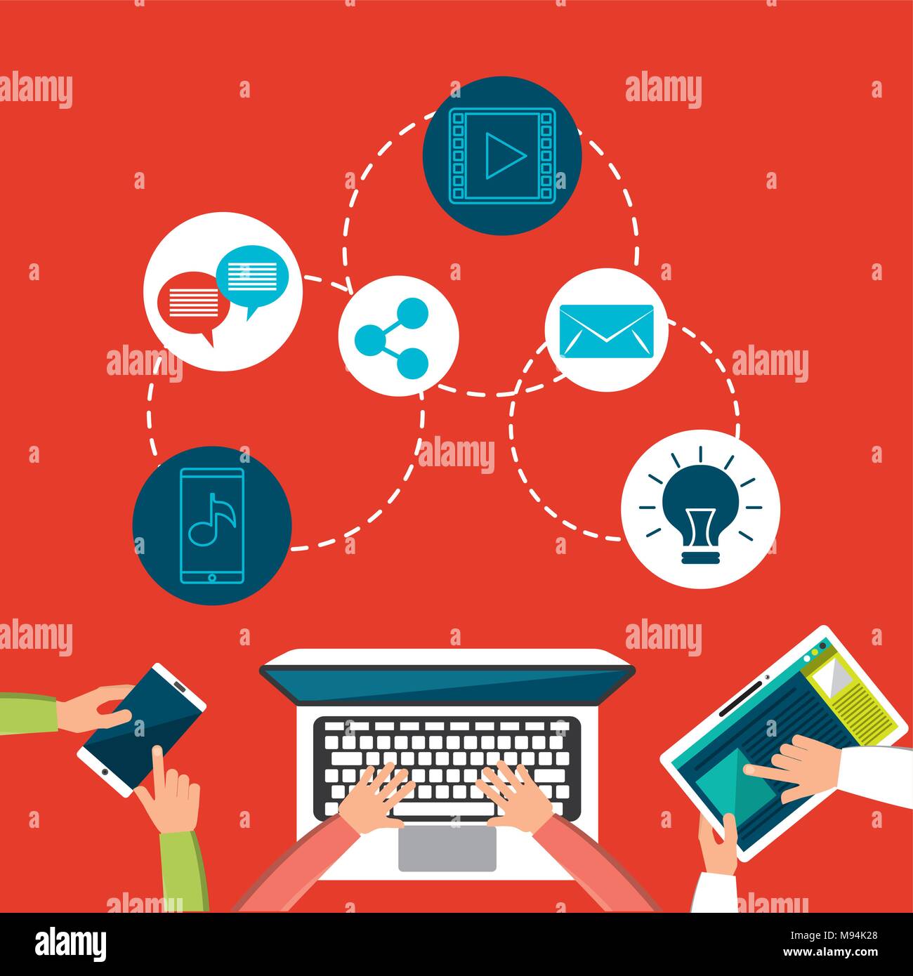 mobile technology design Stock Vector Image & Art - Alamy