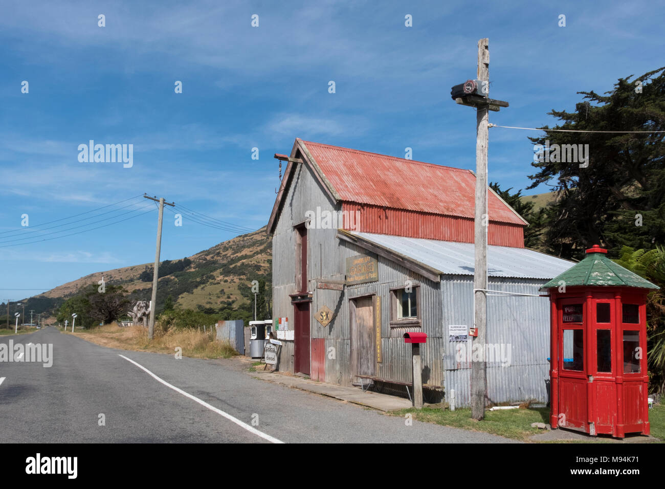 Old petrol station new zealand hi-res stock photography and images - Alamy