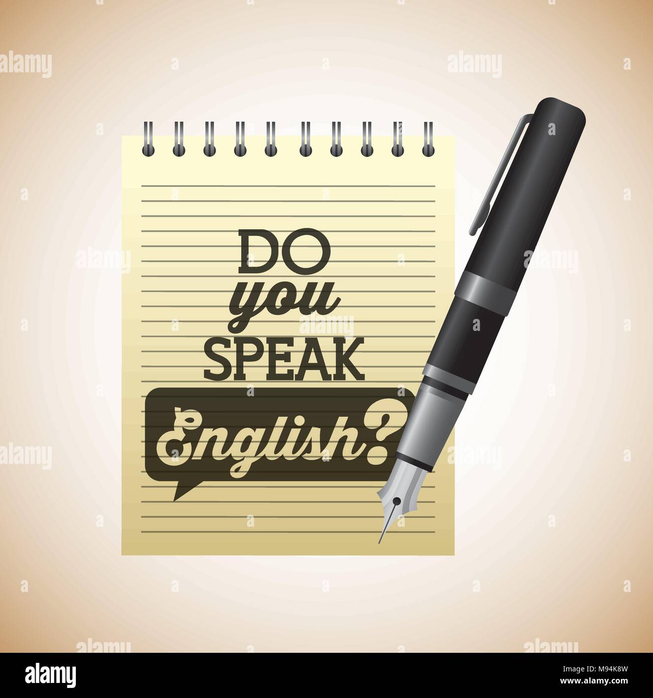 learn english design Stock Vector Image & Art - Alamy