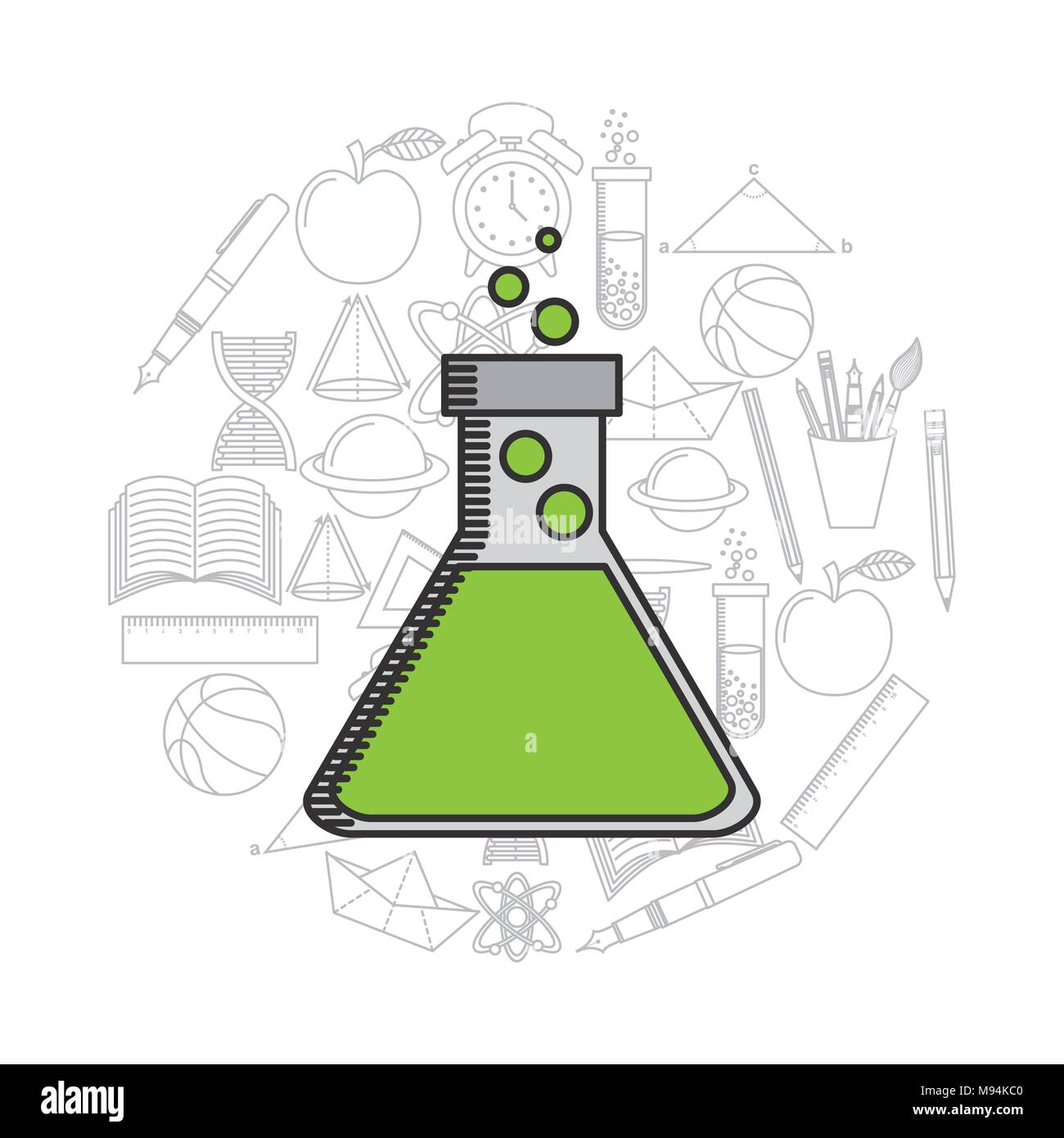 Science lab design Stock Vector Image & Art - Alamy