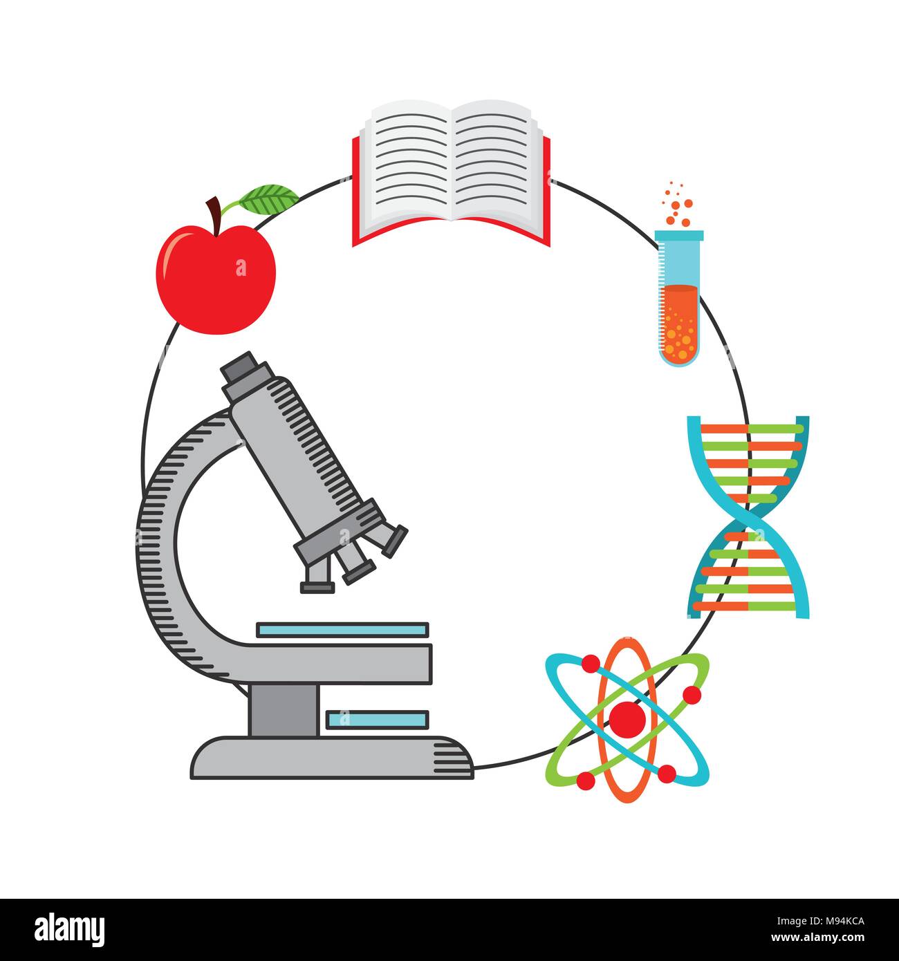Science lab design Stock Vector Image & Art - Alamy