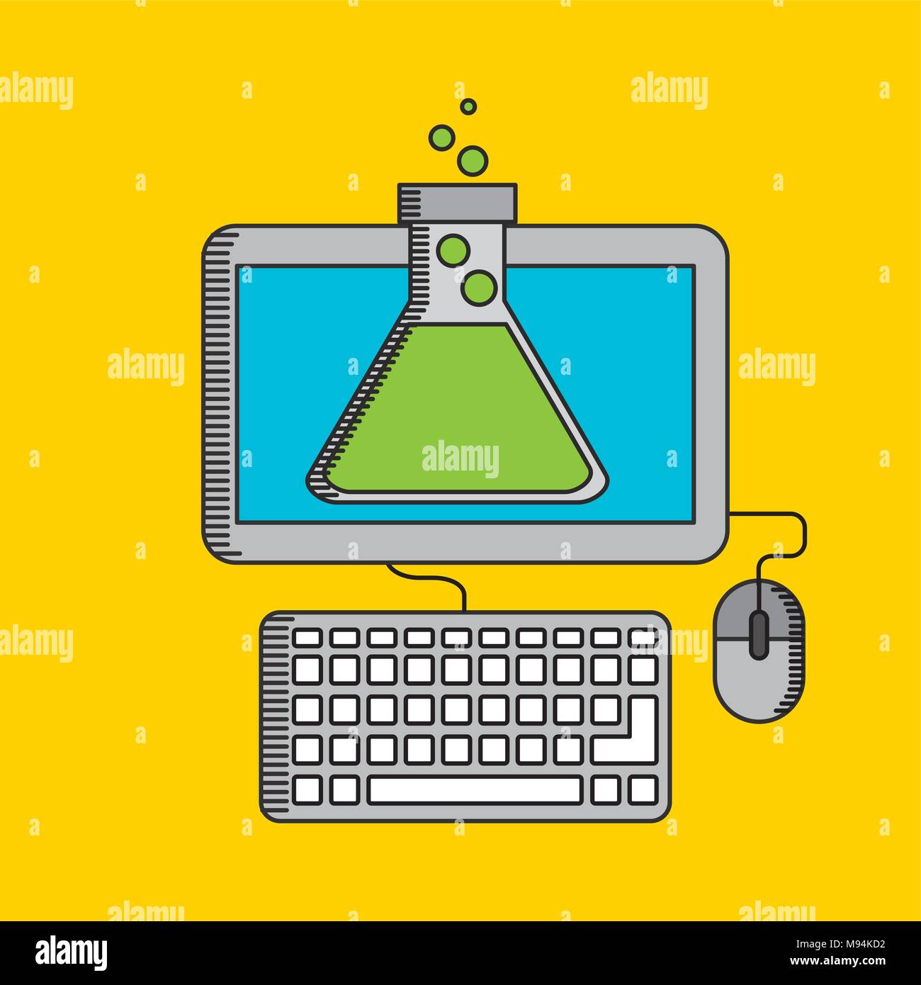 Science lab design Stock Vector Image & Art - Alamy