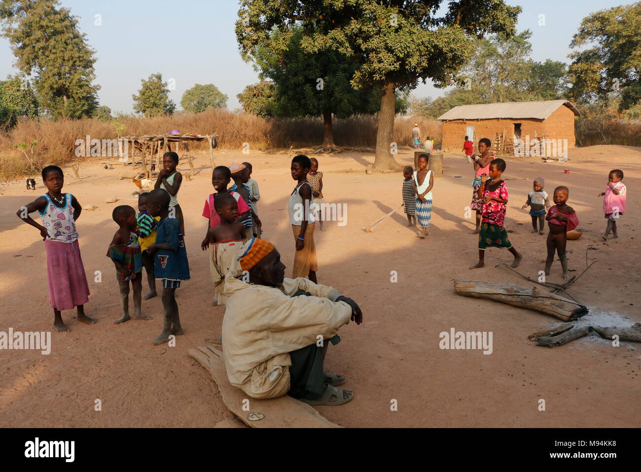 Village life in a tribal village Stock Photo - Alamy