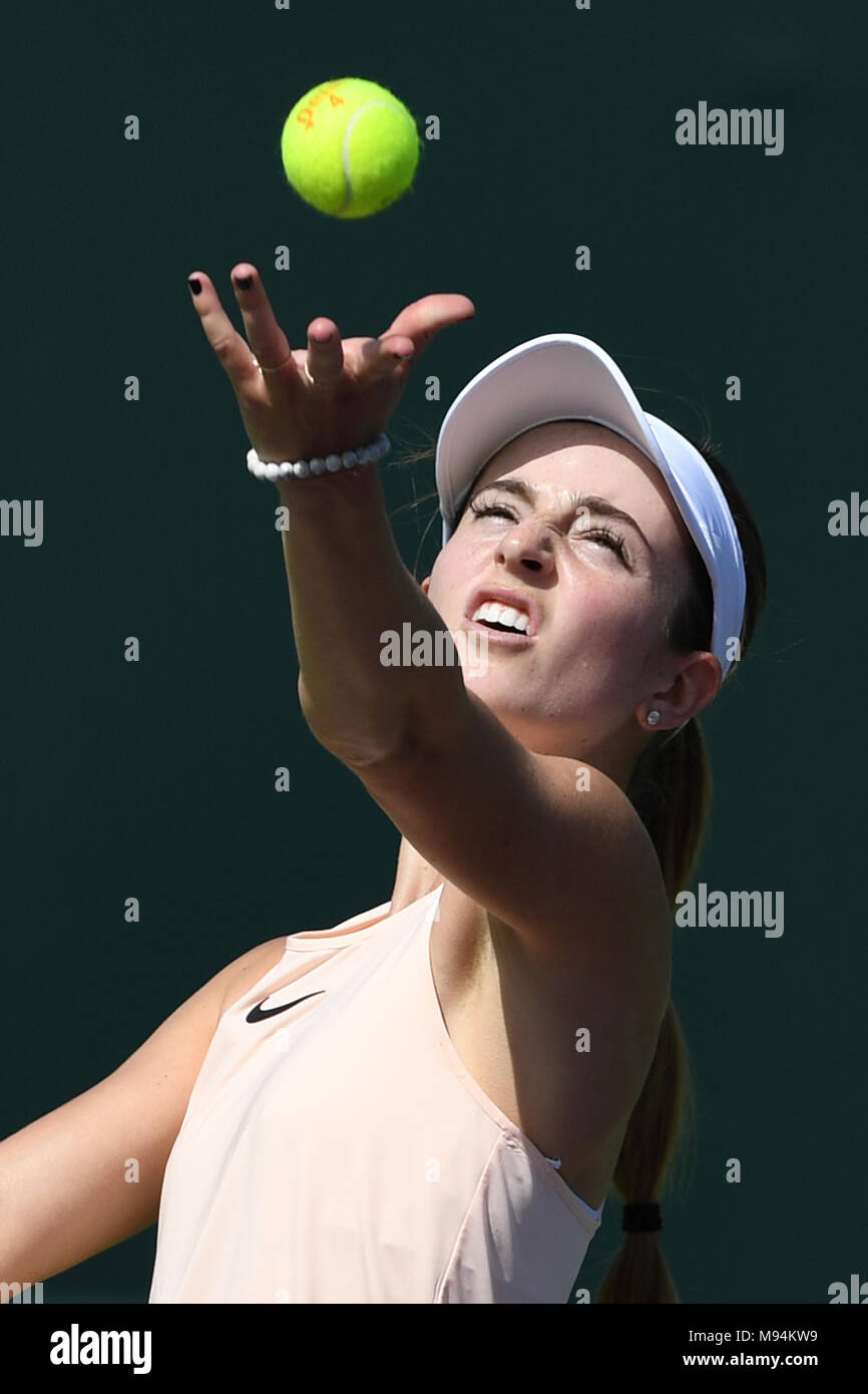 Key Biscayne, FL, USA. 21st Mar, 2018. Cici Bellis Vs Victoria Azarenka ...