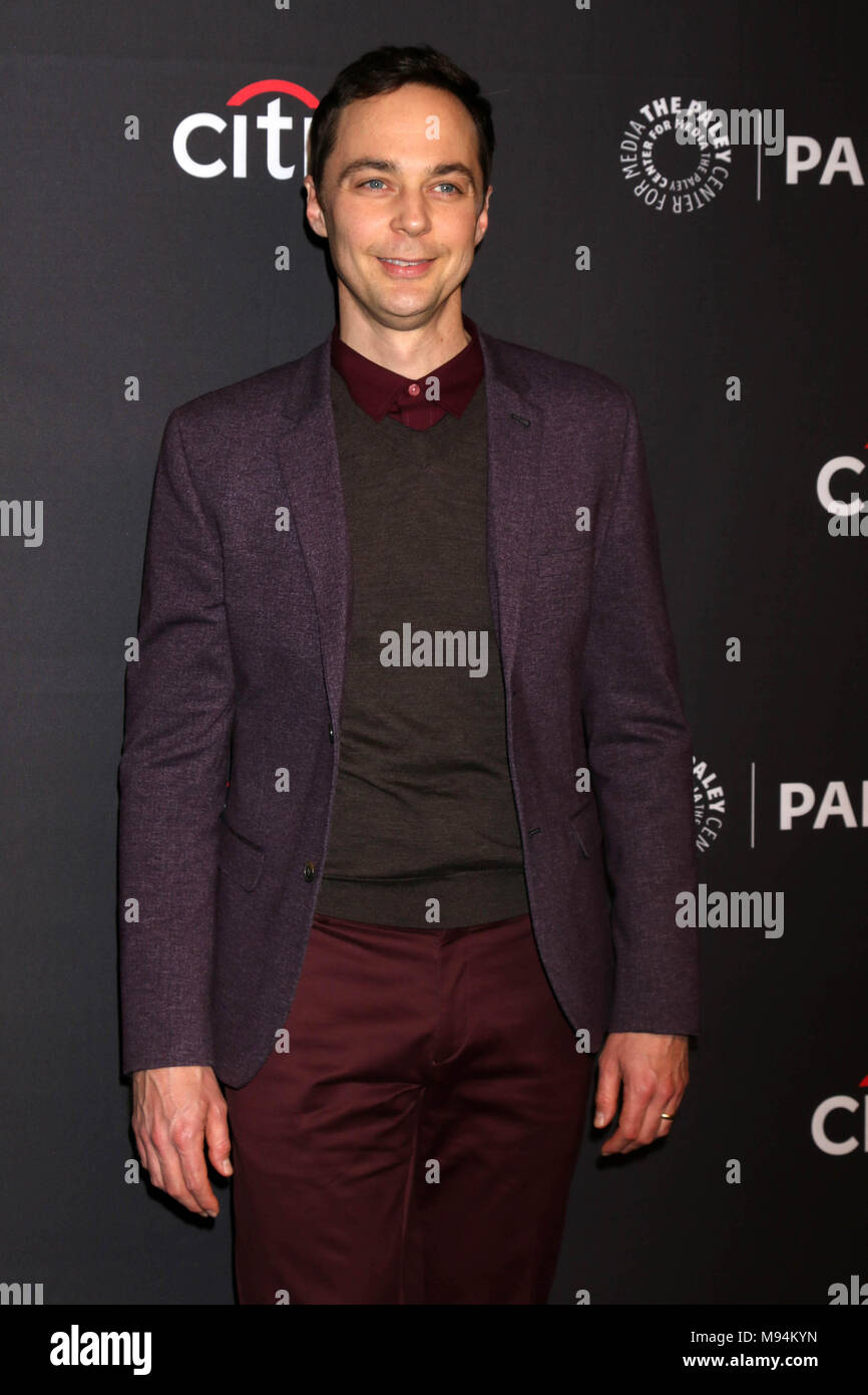 Hollywood, Ca. 21st Mar, 2018. Jim Parsons at the 2018 PaleyFest LA ...