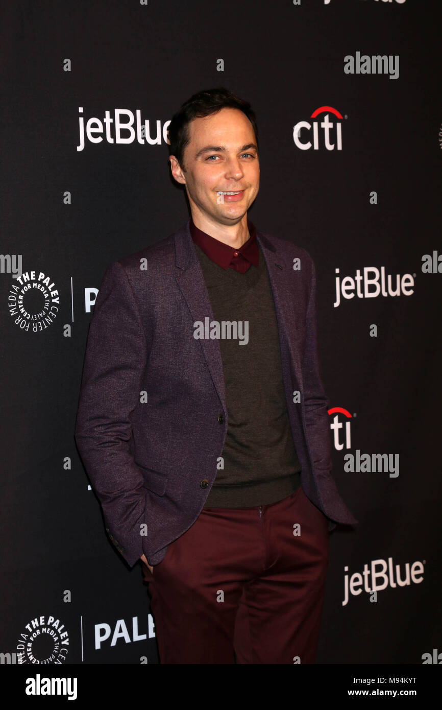 Hollywood, Ca. 21st Mar, 2018. Jim Parsons at the 2018 PaleyFest LA ...