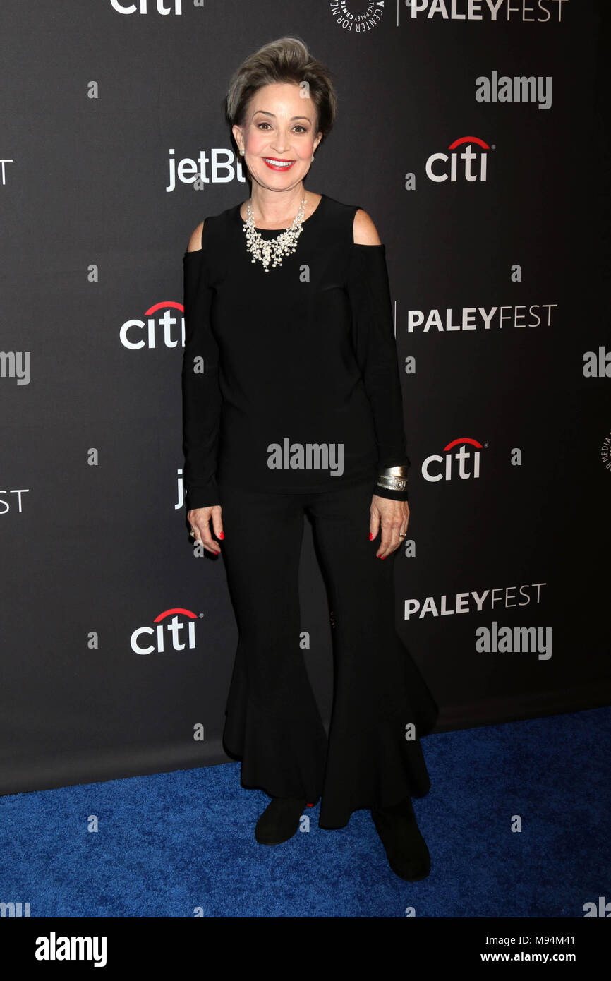 Hollywood, Ca. 21st Mar, 2018. Annie Potts at the 2018 PaleyFest LA ...