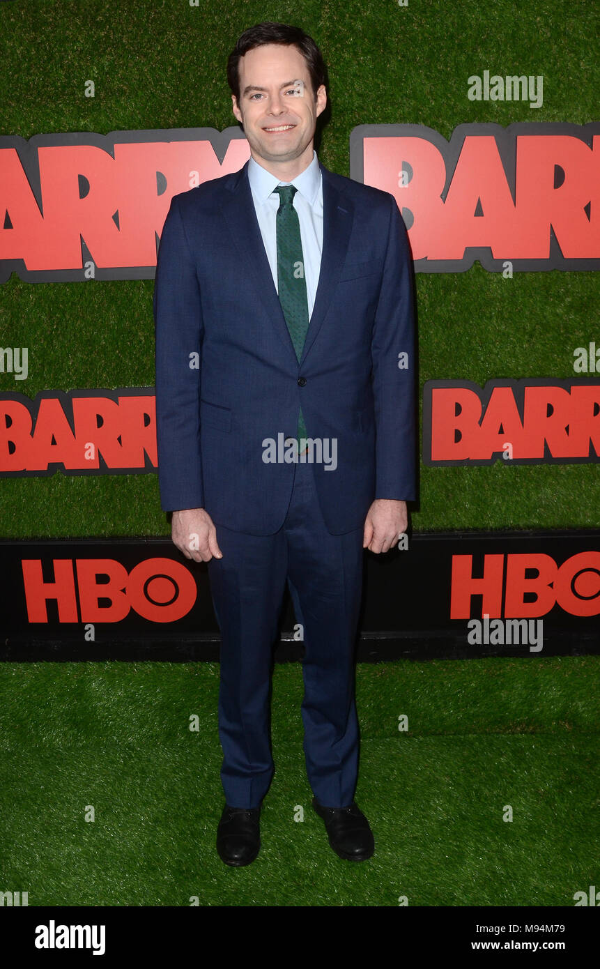 Los Angeles, Ca, USA. 21st Mar, 2018. Bill Hader at the premiere of HBO ...
