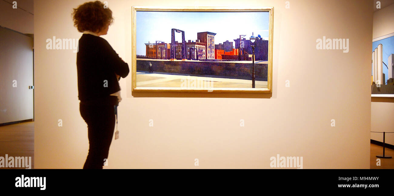 Oxford, UK. 22nd March, 2018. "America's Cool Modernism" at the ...