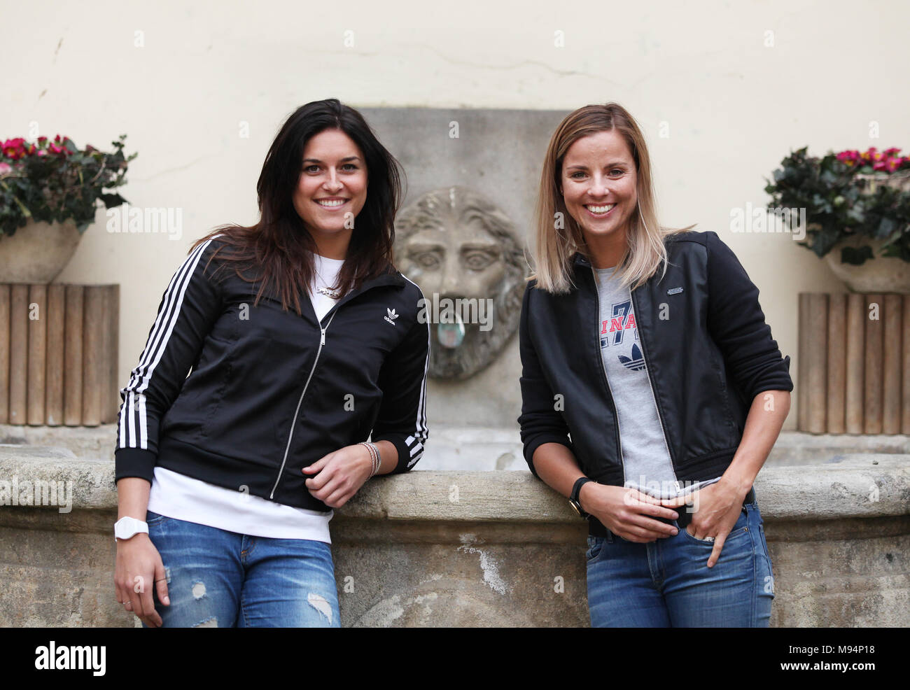 Prague, Czech Republic. 22nd Mar, 2018. Czech beach volleyball players ...