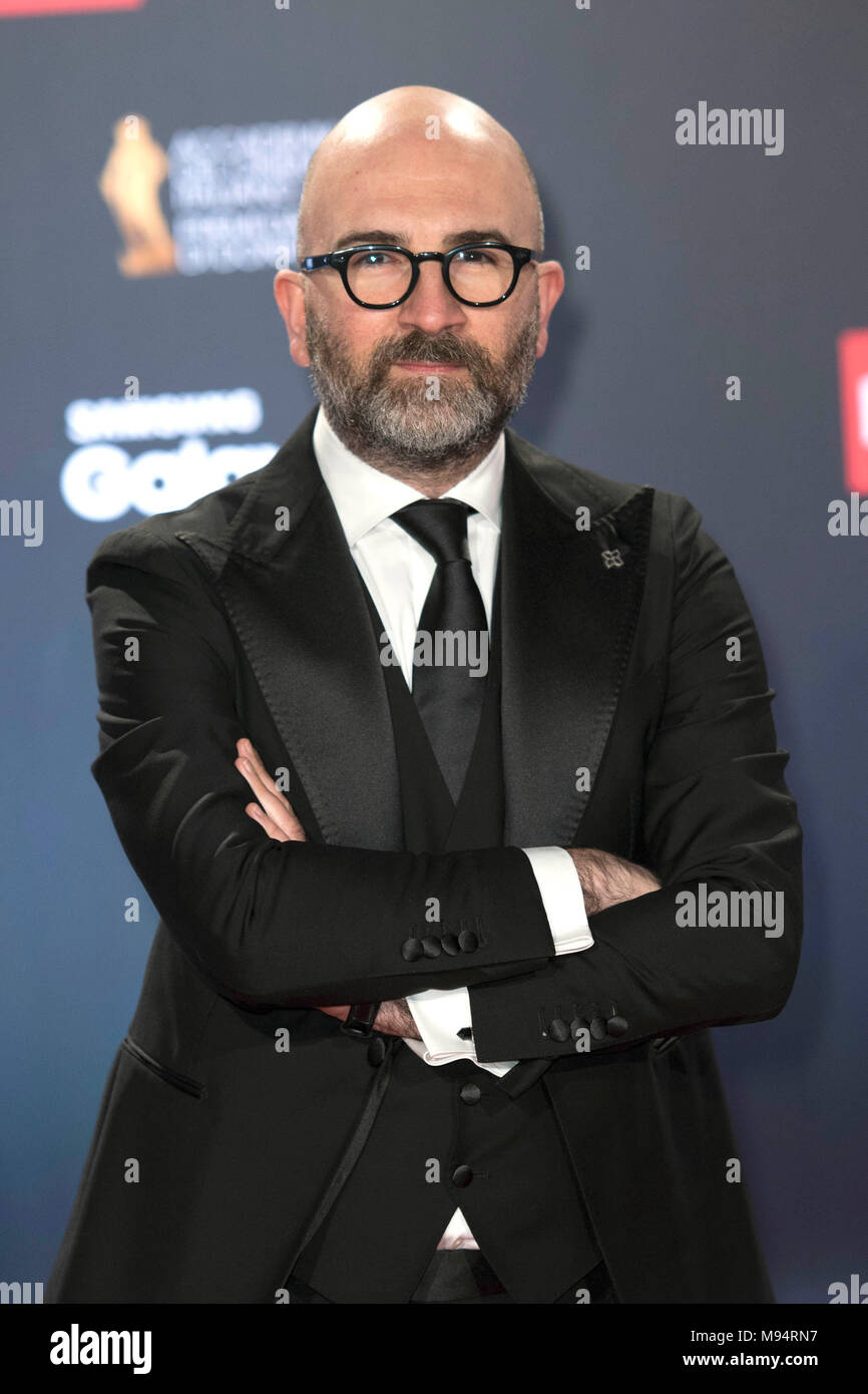 Italy, Rome, 21 March 2018 : Red carpet of the winners of the David di ...