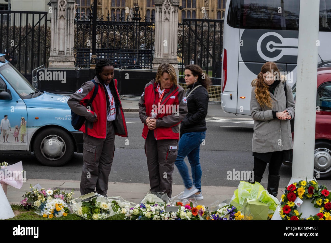 London, UK. 22nd March 2018 Members of the Red Cross were in attendance ...