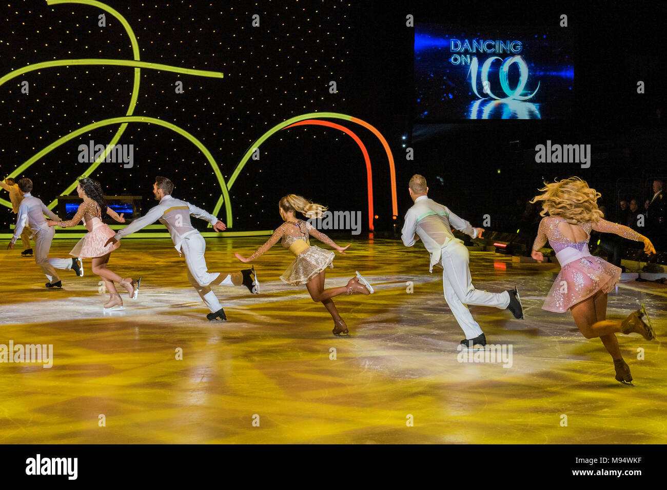 London, UK. 22nd March, 2018. Dancing On Ice Live UK Tour opens in ...