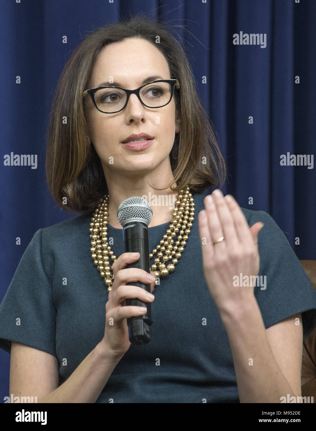 Washington, District of Columbia, USA. 22nd Mar, 2018. Sarah Isgur ...