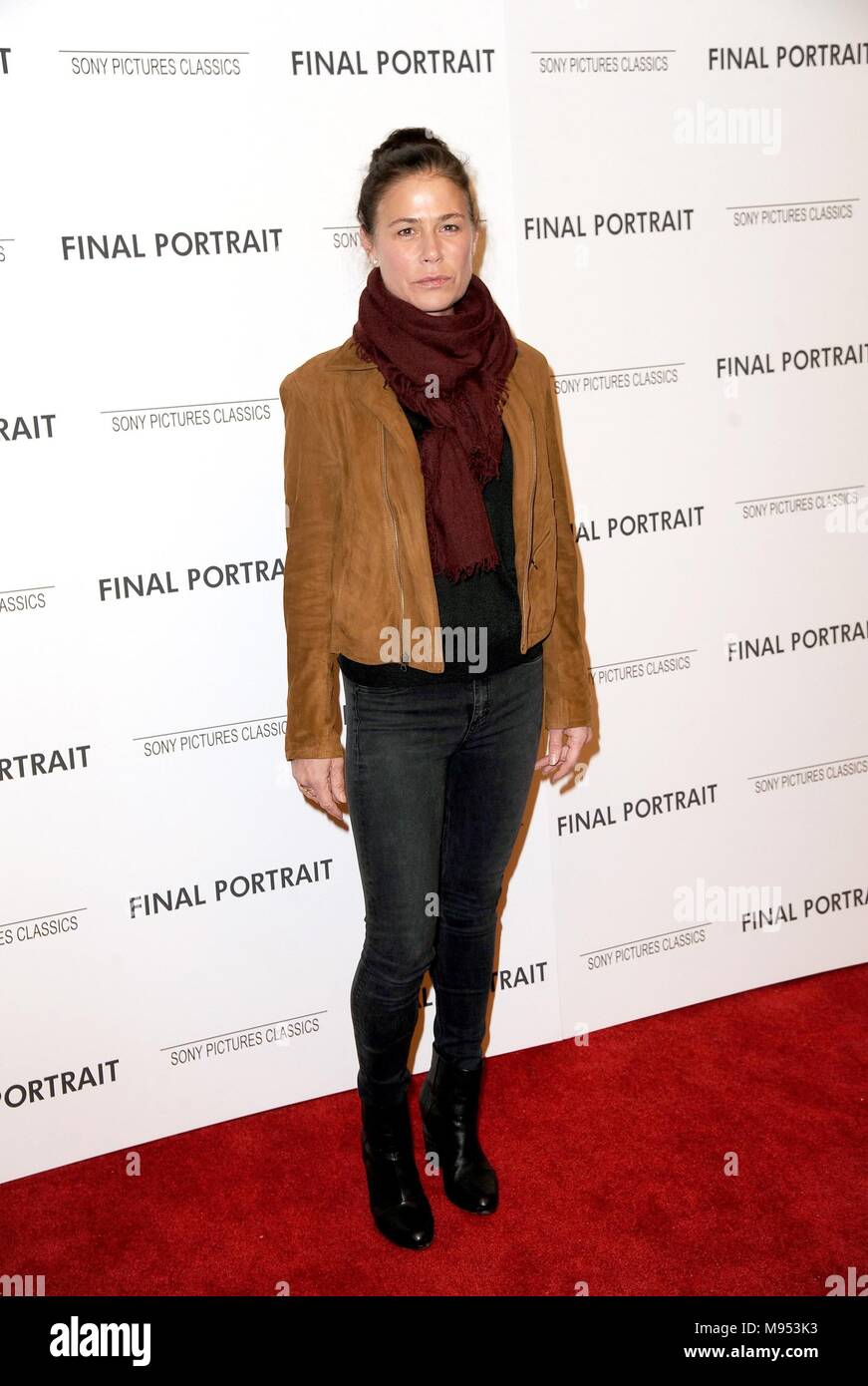 New York, NY, USA. 22nd Mar, 2018. Maura Tierney at arrivals for Sony ...