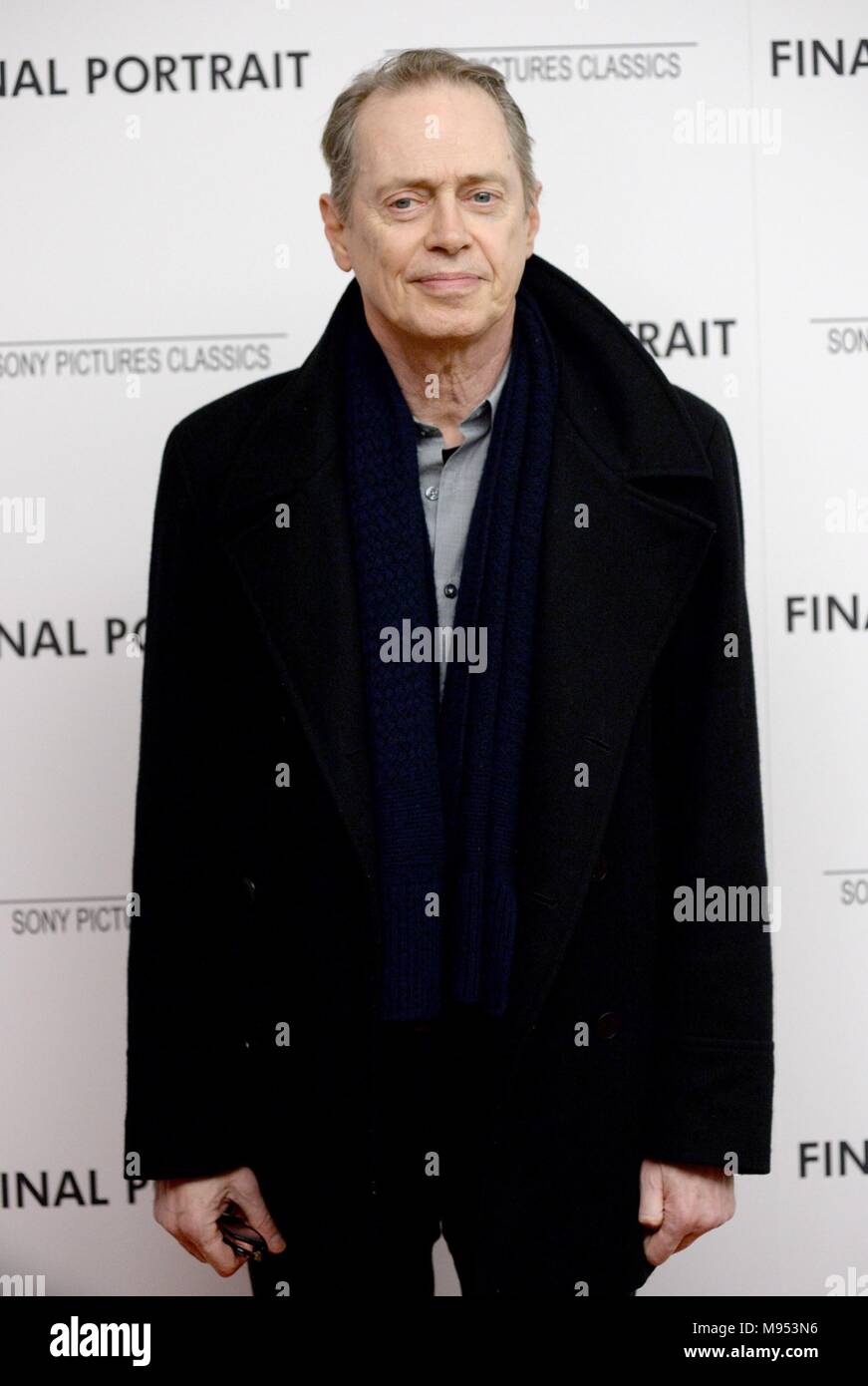 New York, NY, USA. 22nd Mar, 2018. Steve Buscemi at arrivals for Sony ...