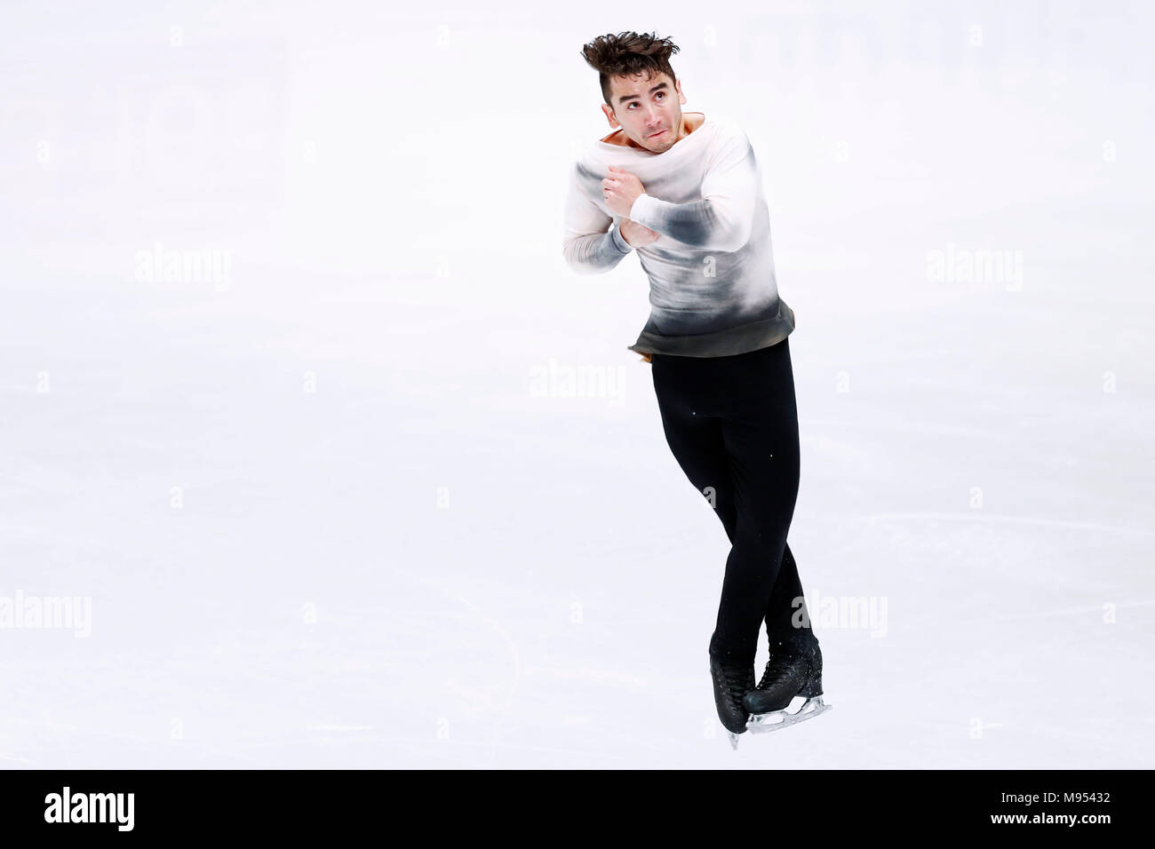 Milan, Italy. Credit: D. 22nd Mar, 2018. Max Aaron (USA) Figure Skating ...