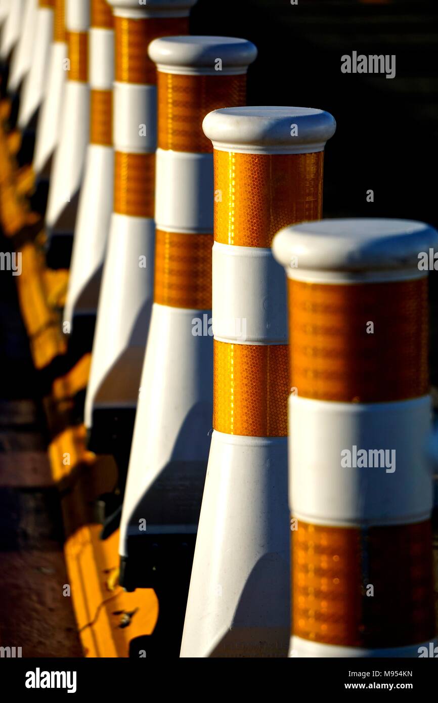 Traffic lane dividers hi-res stock photography and images - Alamy