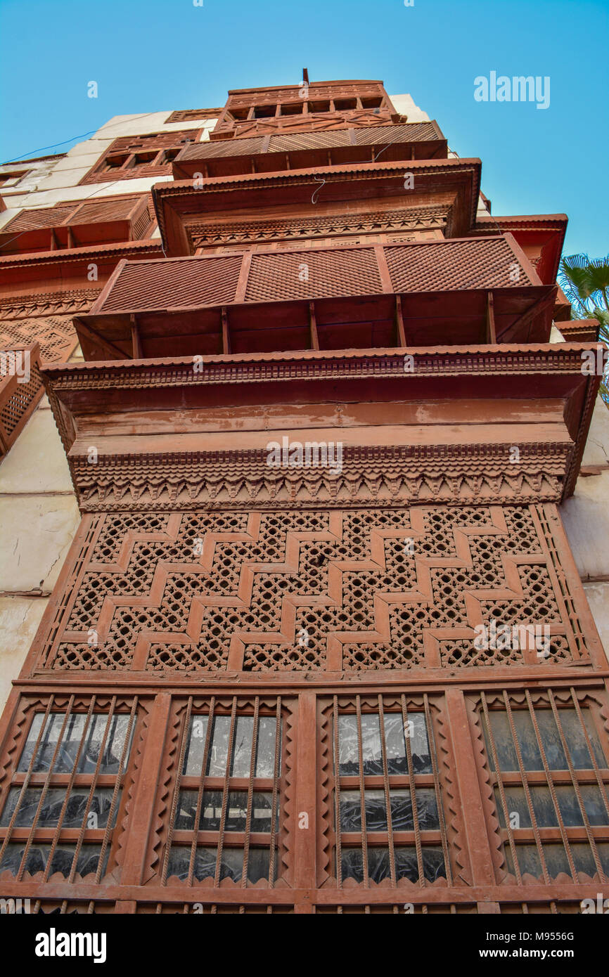Unesco world heritage historical village in Jeddah, Saudi arabia Stock ...