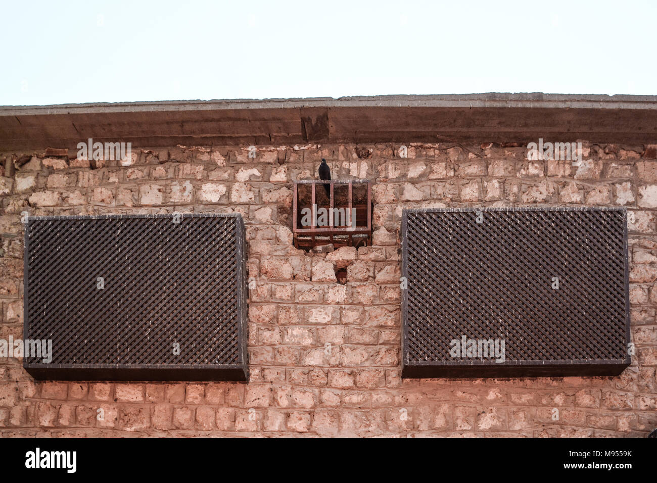 old designed wooden windows in historic village jeddah, saudi arabia ...