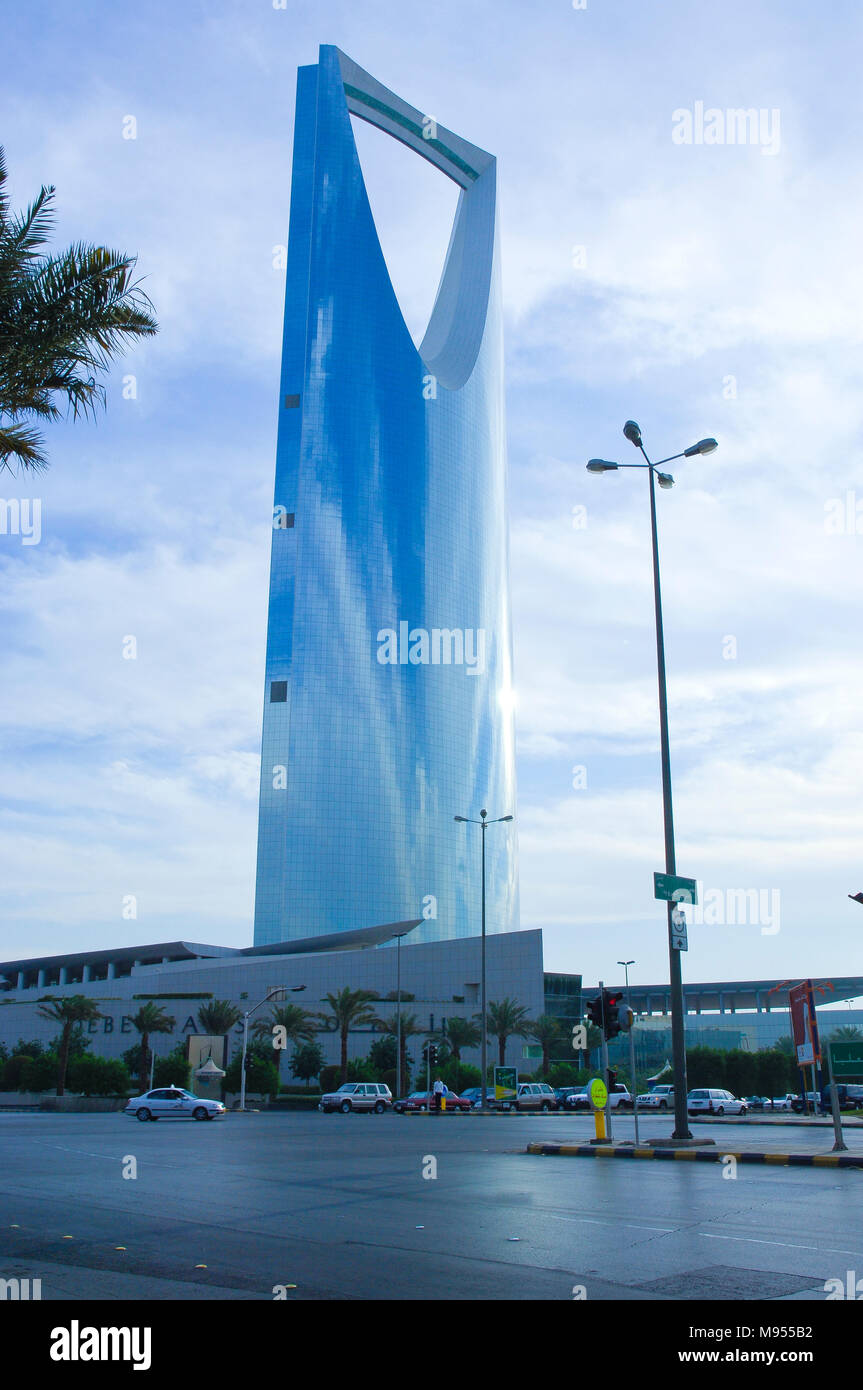 RIYADH - December 15: Kingdom Tower Skyscaper and Surroundings on ...