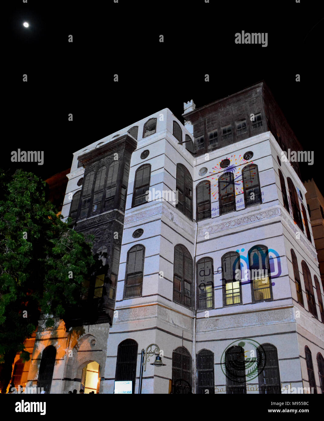 historic Jeddah festival laser show in unesco world heritage historical ...