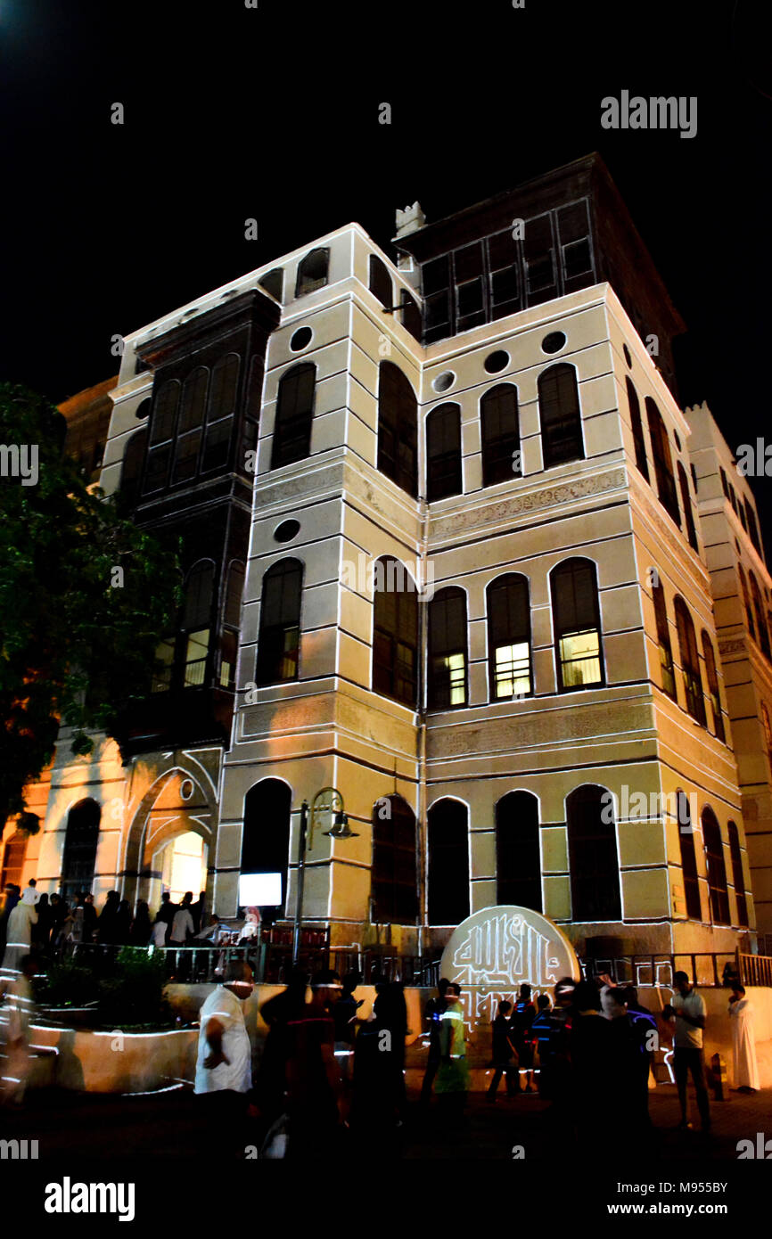 historic Jeddah festival laser show in unesco world heritage historical ...