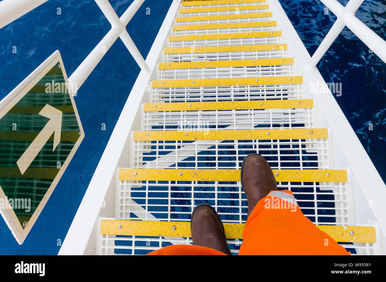 Offshore staircase hi-res stock photography and images - Alamy