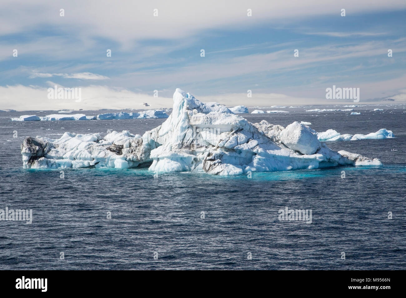 iceberg and seascape, Brown Bluff, Antarctica Stock Photo - Alamy