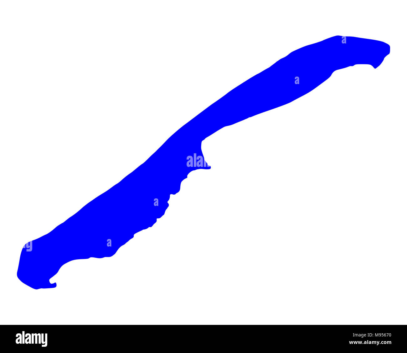 Map of Vlieland Stock Photo - Alamy