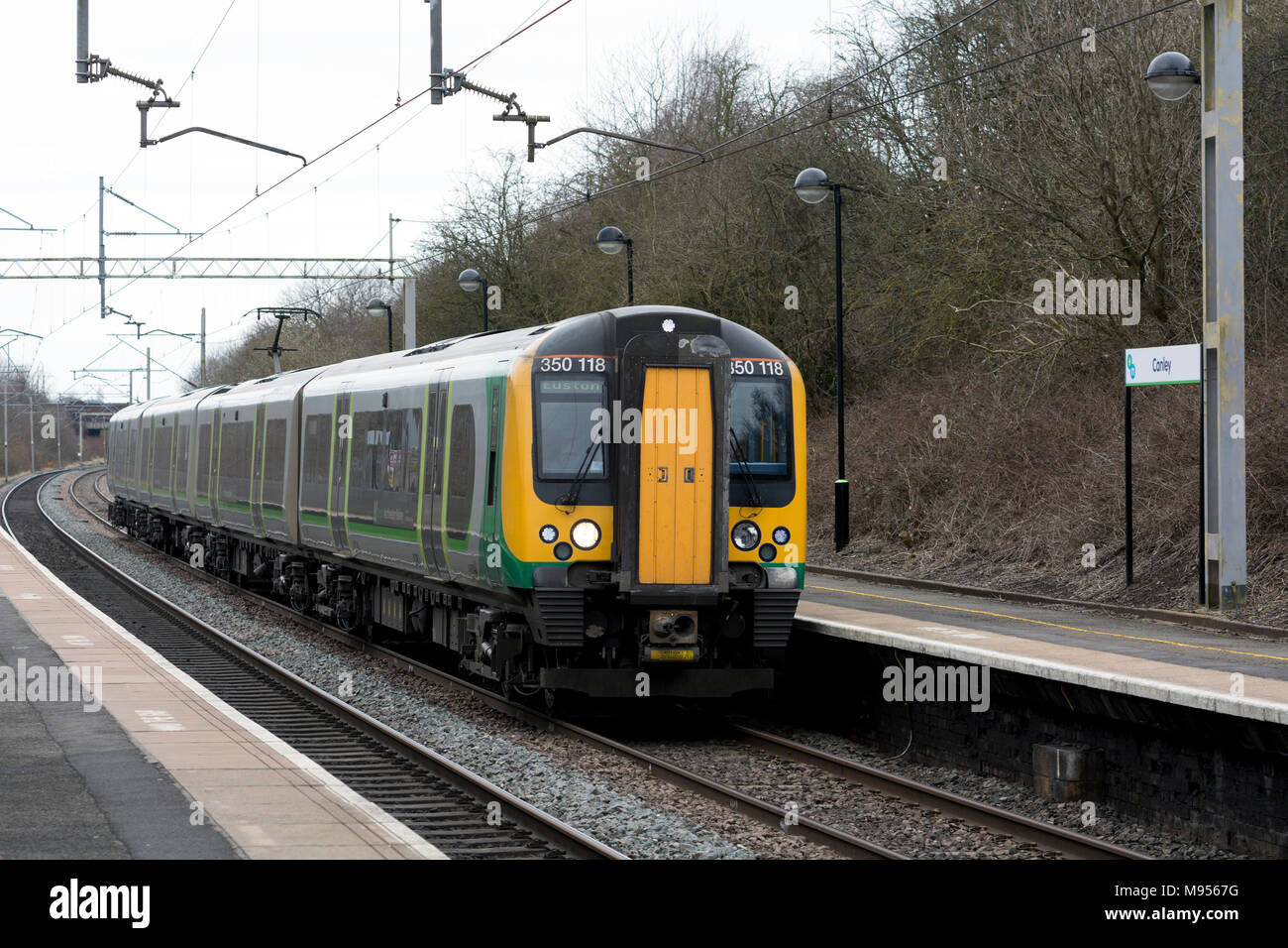 Train electrified railway hi-res stock photography and images - Alamy