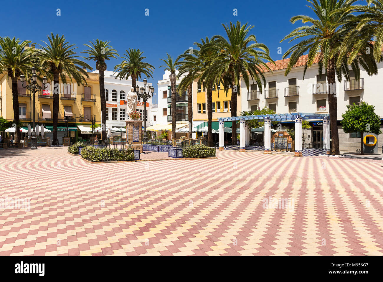 Plaza de la Laguna, Ayamonte, Spain Stock Photo - Alamy