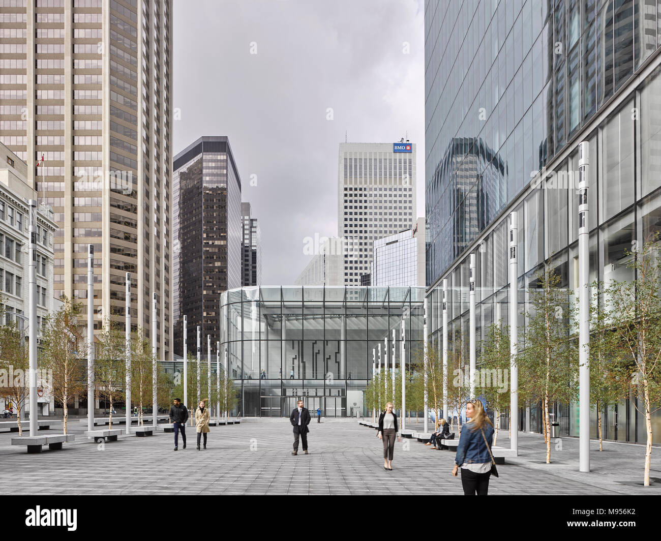 Plaza view. Brookfield Place, Calgary, Canada. Architect: Dialog, 2018 ...