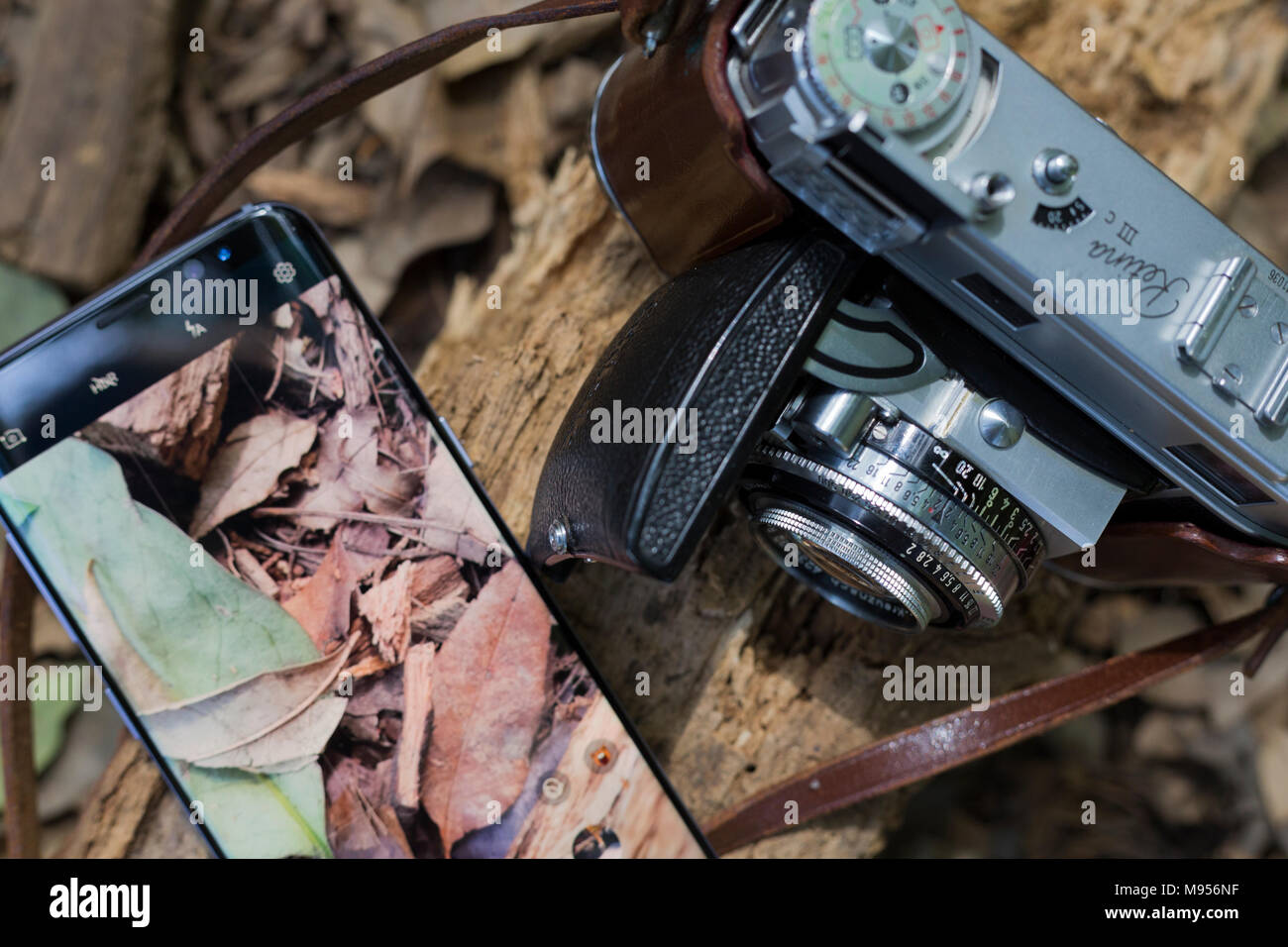 teapot and camera vintage Stock Photo - Alamy