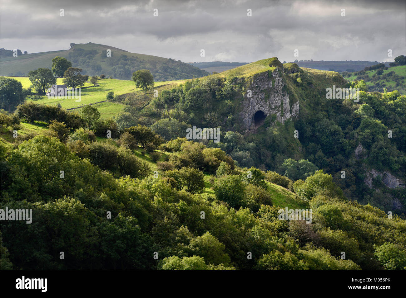 Thor's Cave and the Manifold Valley Stock Photo - Alamy
