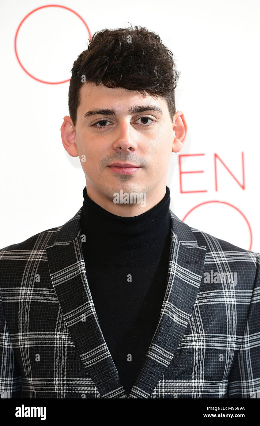 Matt Richardson arriving at the La Traviata VIP performance at the ...