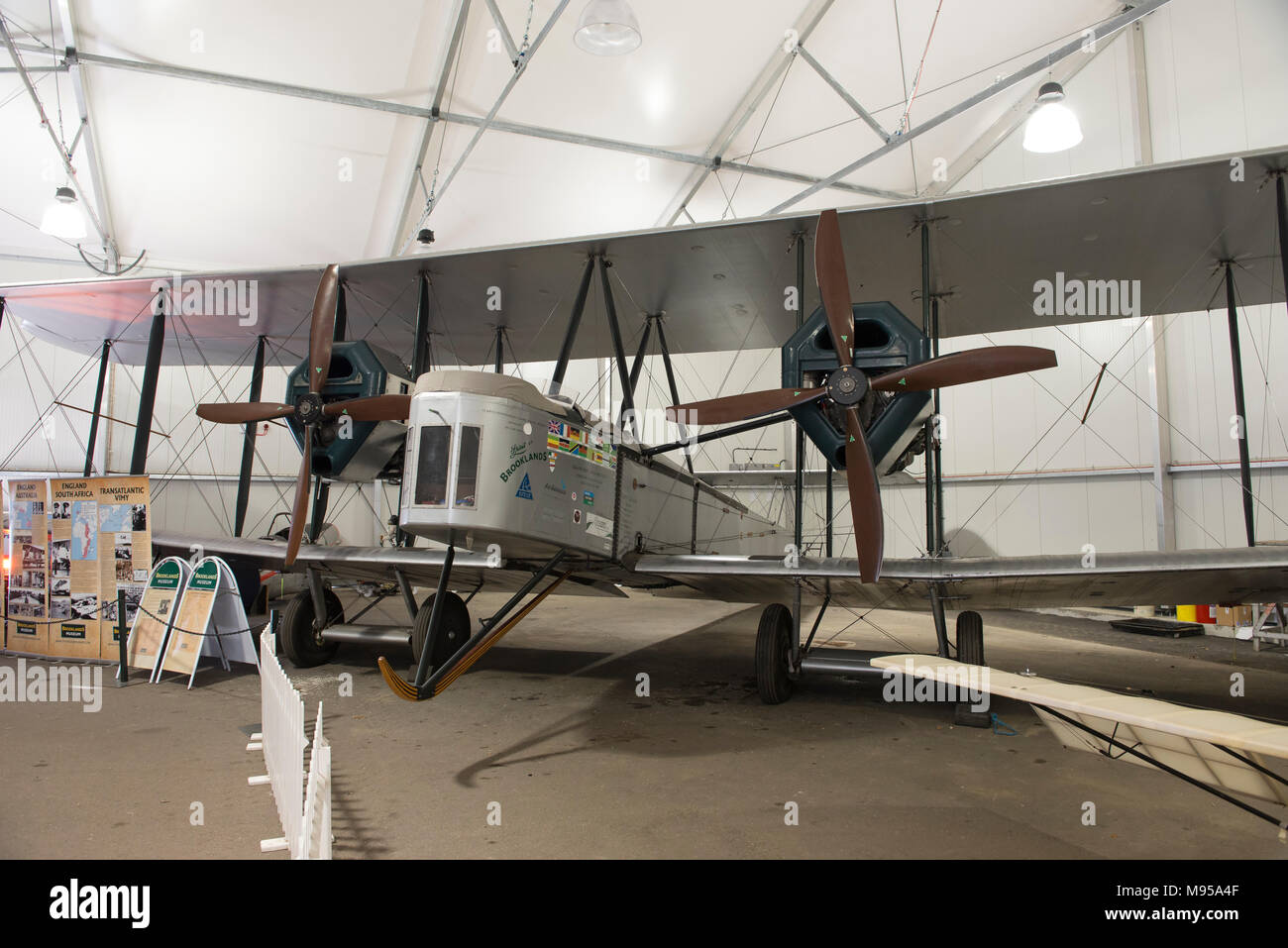 Vickers FB27 VIMY Replica at Brooklands Museum, Weybridge, Surrey ...