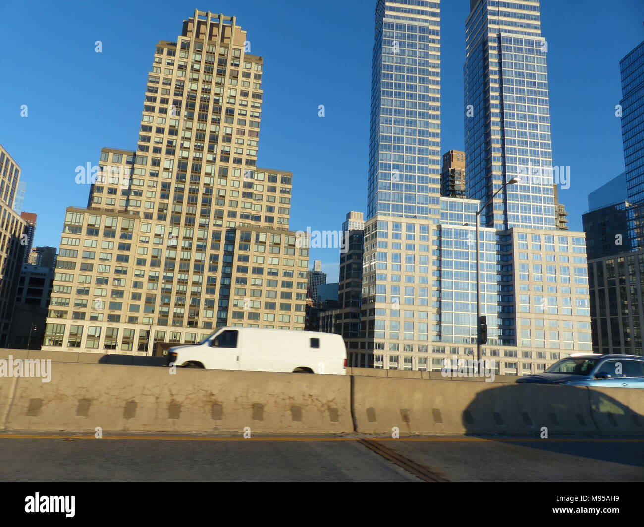 Television City apartment houses, aka Trump Place, photographed from ...