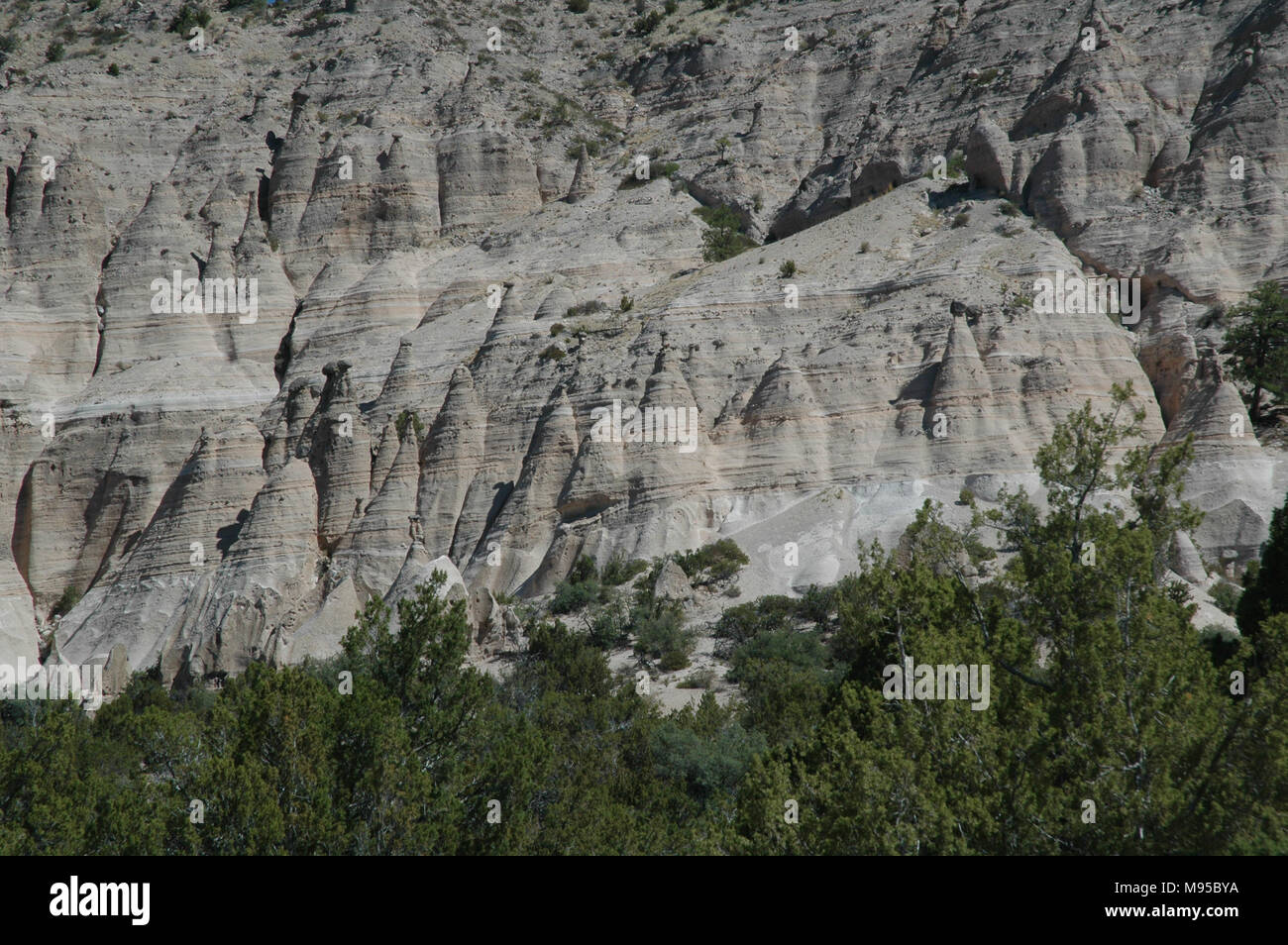 Tent Rocks National Monument in the United States gets it's name from ...