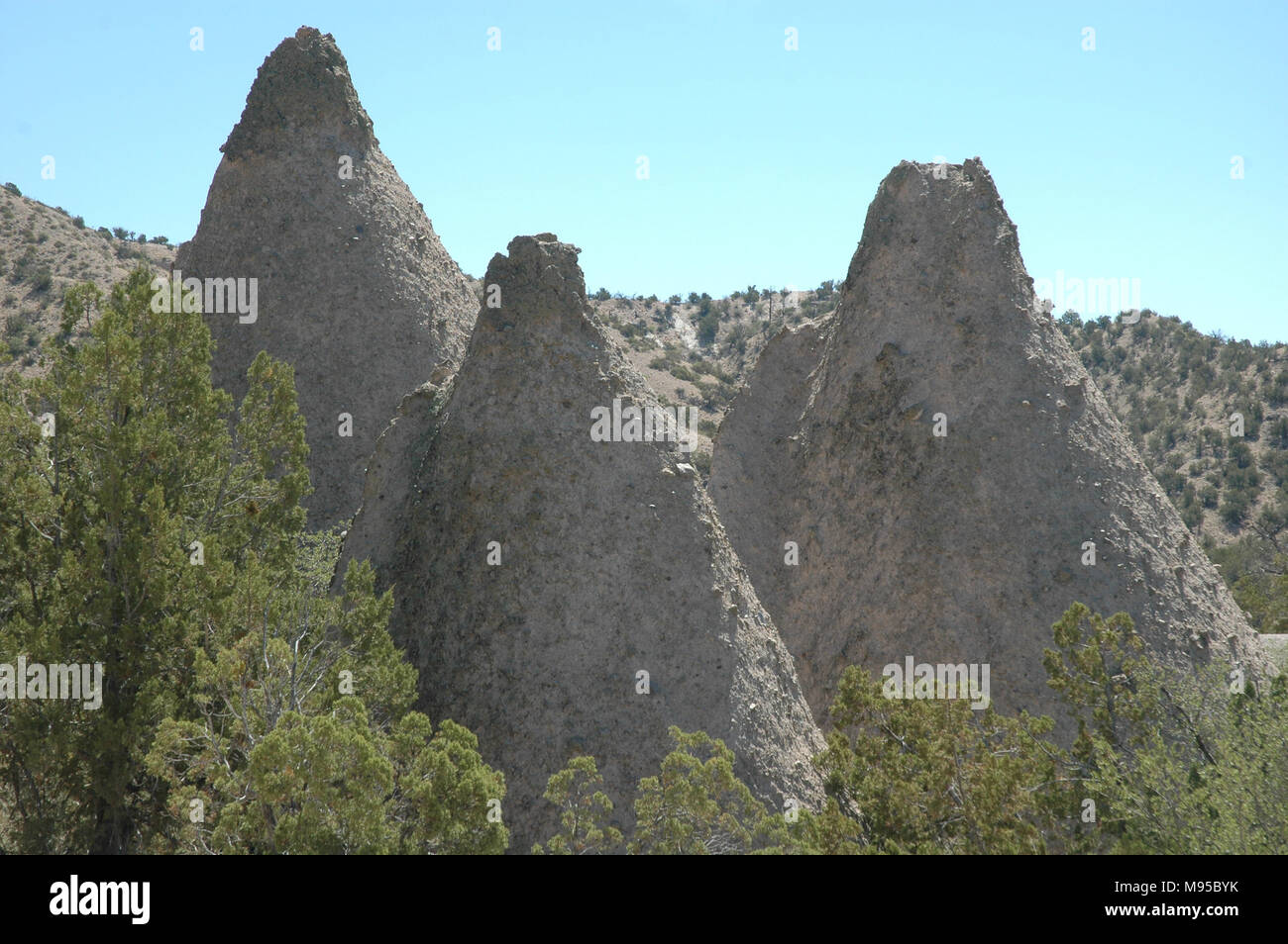 Tent Rocks National Monument in the United States gets it's name from ...