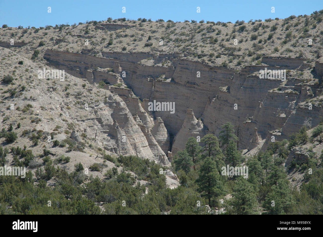 Tent Rocks National Monument in the United States gets it's name from ...